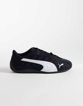 Puma Speedcat Plus - Sneaker in Schwarz-Wei&szlig;