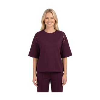Am&eacute;lie & Am&eacute;lie Agreale Pullover - - Tops - Damen - Lila - S/M