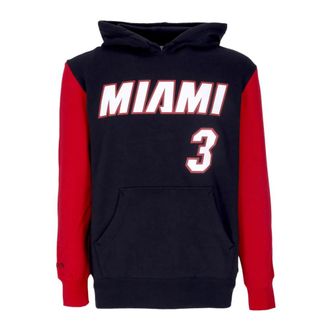 Mitchell & Ness Miami Heat Dwyane Wade Hoodie - - Sweatshirts & Hoodies - Herren - Schwarzk - XL