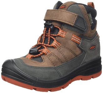 Keen Redwood MID WP-C Hiking Boot, Coffee Bean/Picante, 27/28 EU