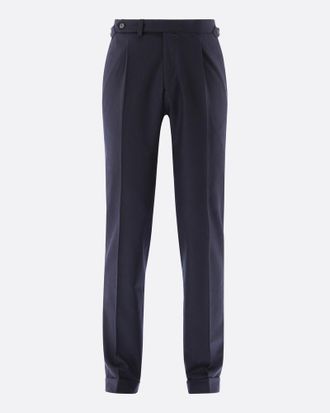 van Laack Hose aus Woll-Flanell mit Slim Leg