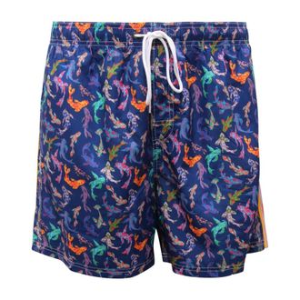 Sundek Homme, Maillots de bain, Bleu, Taille: 2XL M504Bdrt3Ko Short de bain imprim&eacute;