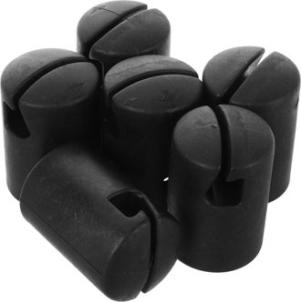 Yardwe 6 Stück Teiliges Kleine Trampolin stangenschutzkappen aus Robustem Abs Kunststoff Langlebige Ersatzkappen für Trampolinstangen Stabiler Schutz für Tra