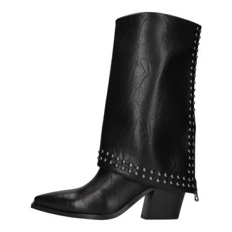 Ex&eacute; W5383 Stiefel mit Absatz - - Shoes - Damen - Schwarzk - 39 EU