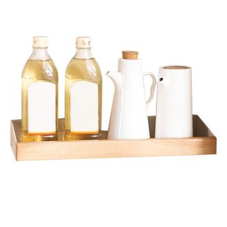 Generico Schwebende Regale f&uuml;r die Wand, rustikales Holzregal, montiertes Badezimmer-Aufbewahrungsregal, K&uuml;chenregal, Weinregal f&uuml;r Wohnzimmer, Organizer