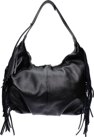 Isabella Rhea Schwarz Rindsledertasche