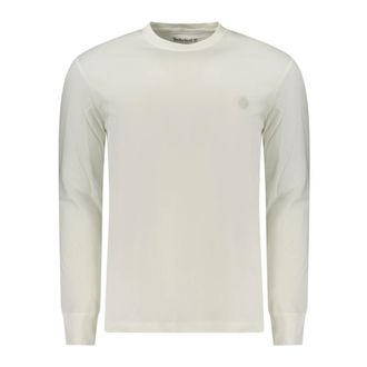 Timberland T-shirt &agrave; manches longues brod&eacute; dun arbre - Homme - Tops - Blanc - Taille: 2XL