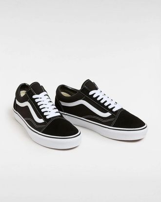 Vans Unisex Sneakers Old Skool Black Suede Leather Trainers