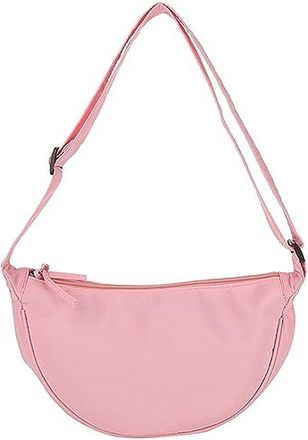 Generic Sac &agrave; bandouli&egrave;re en nylon pour femme - Motif croissant de croissant - Beige