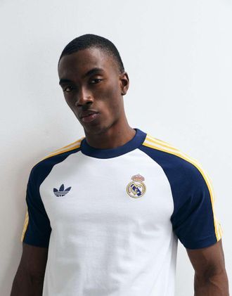 adidas adidas Performance - Real Madrid Originals - T-shirt - Bleu fonc&eacute; et blanc