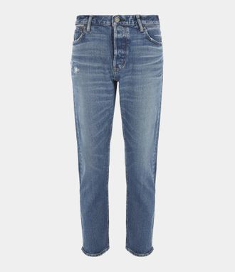 Moussy Vintage Jean Avenal Tapered Bleu