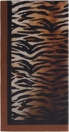 Pinko Pinko, Femme, Accessoires, Brun, Taille: ONE Size Valzer Foulard