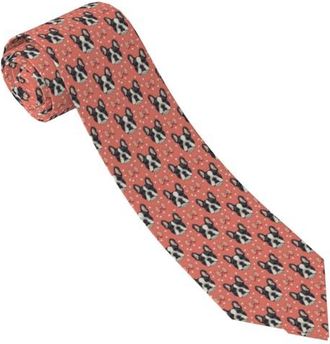 Generic Cravate Pour Homme Noeud Roses Imprim&eacute; De Bouvier Fran&ccedil;ais Fine Cravates R&eacute;glable Cravate DAffaires Pour L&Eacute;cole Travail Accessoires