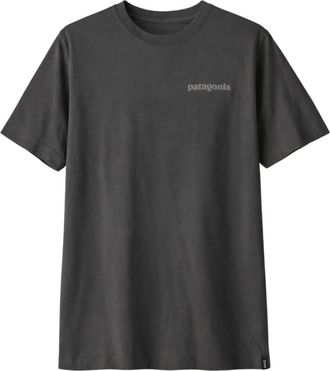 Patagonia Homme, Tops, Noir, Taille: S P-6 Logo Responsibili-Tee