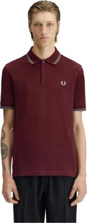 Fred Perry Homme, Tops, Rouge, Taille: XL Polo Chemises