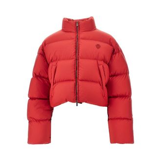 Gucci Cropped down jacket with Gucci crest Woman S