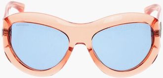 Dsquared2 Shield Sunglasses with See-Through Frame size 59