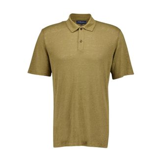 Frescobol Carioca Mello Leinen-Polo - - Tops - Herren - Gr&uuml;n - XL