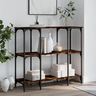 vidaXL Konsolentisch R&auml;uchereiche 102x35x90 cm Holzwerkstoff Vidaxl