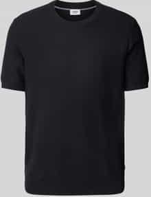 Joop T-Shirt mit gerippten Abschl&uuml;ssen Modell Simoro