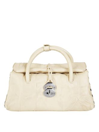 Zanellato Hobo Bags - Dotta Plisse S Handbag - Gr. unisize - in Beige - für Damen