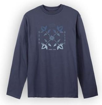 Oxbow Tee-shirt manches longues eco CROSS Hiver 2025 Manches longues, Col rond, Motif sur lavant