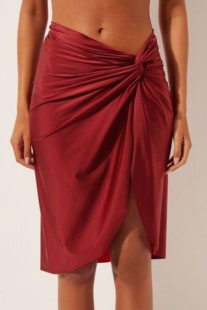 Calzedonia Pareo Rock Shiny Satin Rot