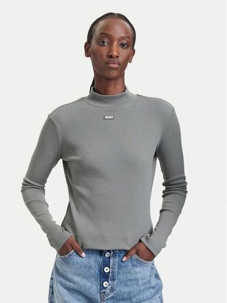 HUGO BOSS Rollkragenpullover Easy 50525318 Gr&uuml;n Slim Fit