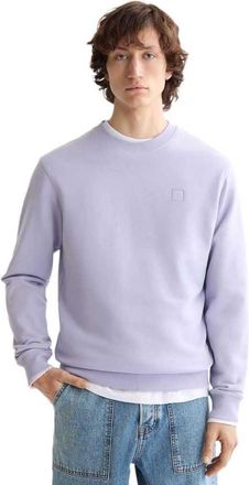 Scotch & Soda Herren Essential Badge Logo Crewneck Sweatshirt, Languid Lavender, XXL