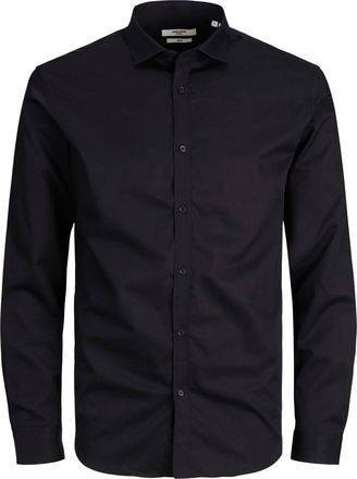 Jack & Jones Herren Freizeit Hemd JPRBLACARDIFF Relaxed Fit Plussize 2XL-8XL, Gr&ouml;&szlig;e:3XL, Farbe:Black Loose FIT 12235157