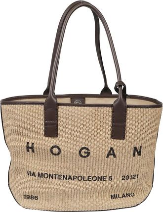 Hogan Femme, Sacs, Beige, Taille: ONE Size Petit sac shopping Address