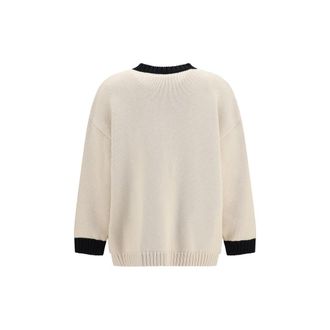 Valentino Womens Beige Cotton Cardigan Clothing