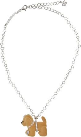 Yvmin Yvmin, Femme, Accessoires, Brun, Taille: ONE Size Puppy Necklace