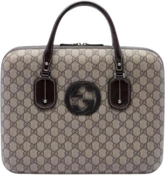 Gucci Mallette dordinateur portable Pre-owned - Femme - Pre-owned - Beige - Taille: ONE Size