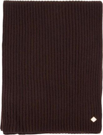 Casablanca Woll-Rippstrick-Skischal - - Accessories - unisex - Braun - ONE SIZE