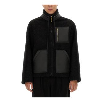 Moschino Gold Logo Puller - - Jackets - Herren - Schwarzk - M