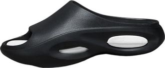 Generic Pantoufles de bain pour femme - Confortables et l&eacute;g&egrave;res - Antid&eacute;rapantes - Antid&eacute;rapantes - Antid&eacute;rapantes - Silencieuses - S&eacute;chage rapide, Noir, 42 E