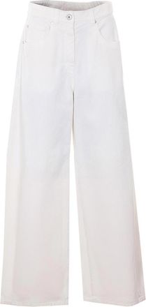 Brunello Cucinelli Pantalons D&eacute;contract&eacute;s - Blanc