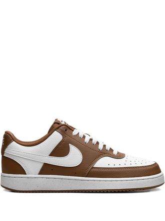 Nike baskets Court Vision Next Nature Light British Tan/White - Marron