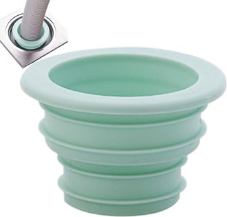 Generic Silikonstopfen mit Abwasserschlauchdichtung, Bodenablaufabdeckung aus Silikon, geruchshemmend, Dichtungsring für Abwasserrohr