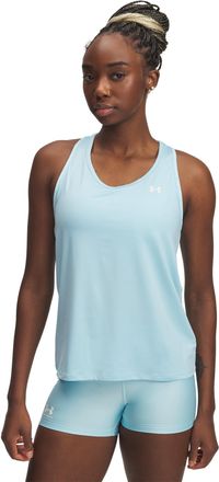 Under Armour Damen Tank Top Tech Knockout Tanktop, (494) Stream/Wei&szlig;, X-Gro&szlig;
