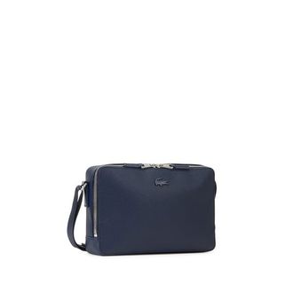 Lacoste Sac reporter Chantaco en cuir piqu&eacute;