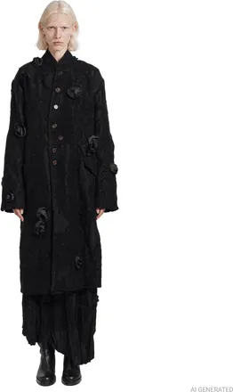 Aleksandr Manam&iuml;s Floral Roomy Winter Coat