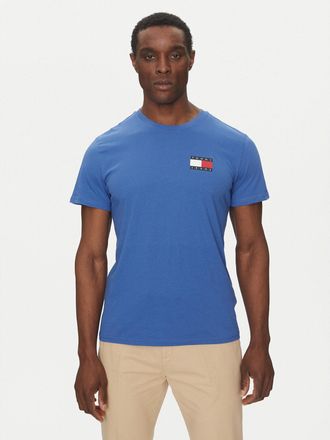 Tommy Jeans T-Shirt Essential DM0DM20740 Blau Slim Fit
