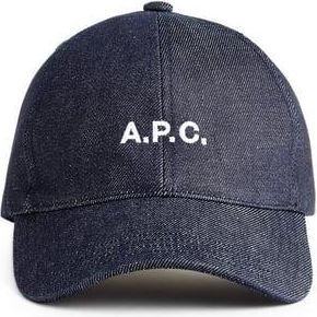 A.P.C. Casquette Charlie en coton denim
