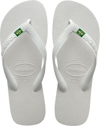 Havaianas Top Brasil, Tongs Confortables, Durables et Légères, avec Semelle Antidérapante, Drapeau Brésilien, Adultes Unisexe