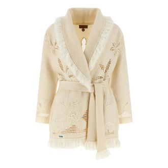 Alanui Islands Diary Cardigan - - Knitwear - Damen - Wei&szlig; - XS
