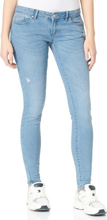 Only Womens ONLCORAL Life SL SK BB BJ Box Jeans, Light Blue Denim, 25/30
