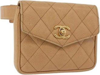 Chanel Sac banane Pre-owned - Femme - Pre-owned - Beige - Taille: ONE Size