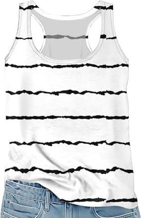 Generic Debardeur Femme Chic et &eacute;l&eacute;gant R&eacute;tro Chemisier sans Manche D&eacute;bardeur Crop Top Ete Haut Chic et Elegant Caraco Vetement Femme Ete Veste Tee Shirt sans